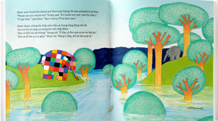 Elmer And The Flood - Elmer Và Cơn Lũ | BookBuy.vn