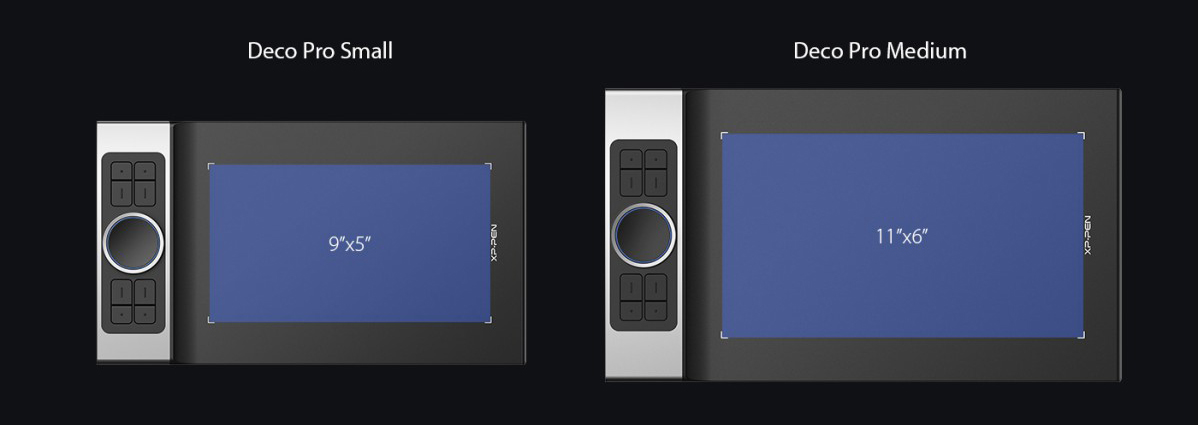 Bảng Vẽ Điện Tử XP-PEN DECO PRO MEDIUM 11X6Inch 8192 Lực Nhấn, 2 Dial ...